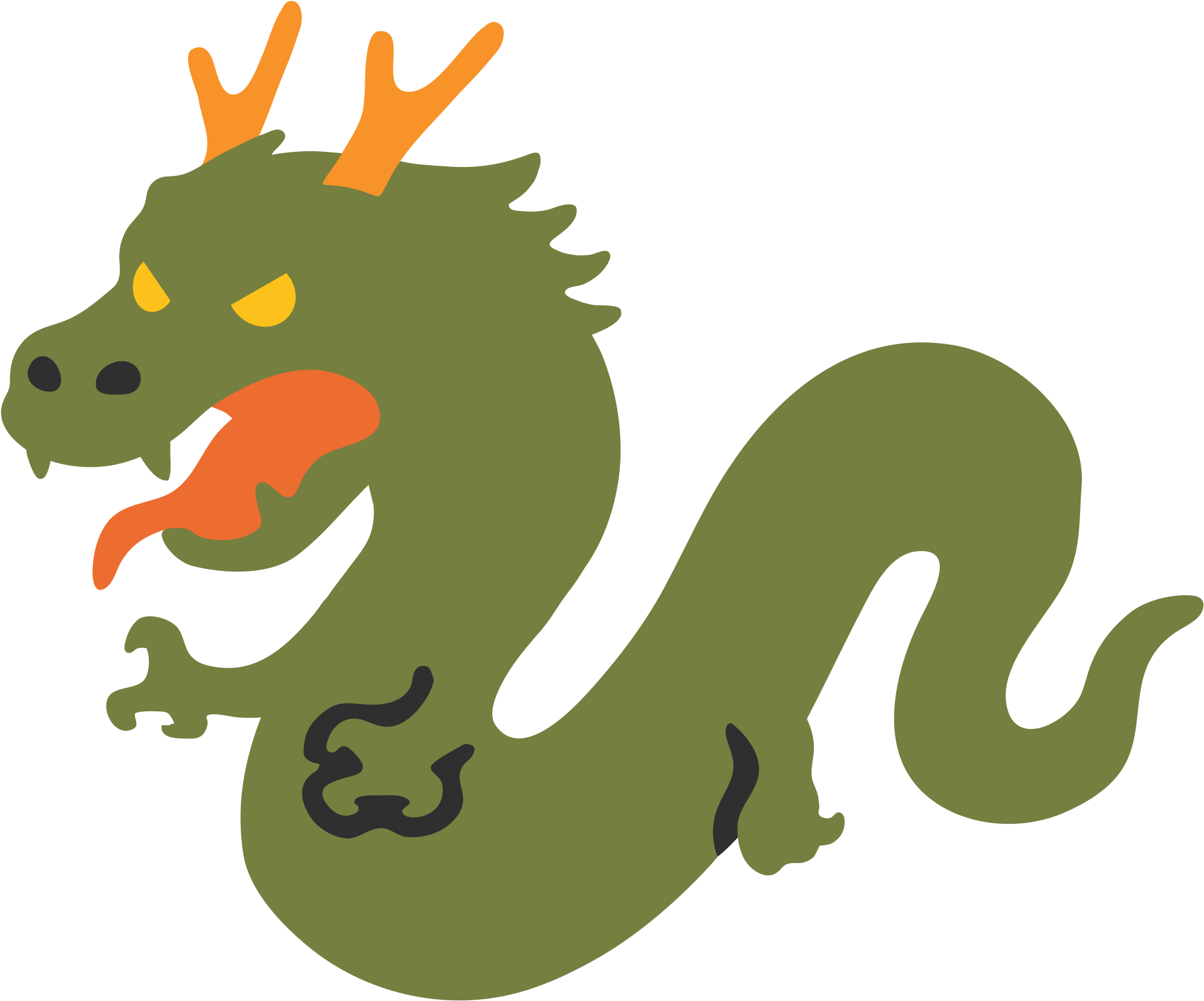Emoji Dragon , Png Download - Dragon Emoji Clipart - Large Size Png ...