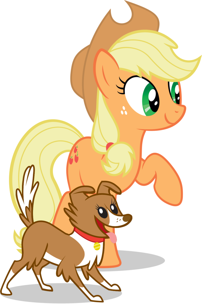 Applejack, Cute, Official, Raised Hoof, Safe, Simple Clipart - Large ...
