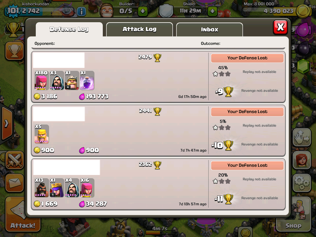 Observe That Most Of These Logs Are From Crystal League - Hog Army For ...