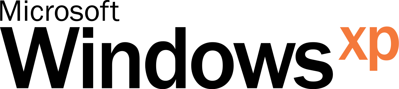 Windows Xp Wordmark - Windows Xp Clipart - Large Size Png Image - PikPng