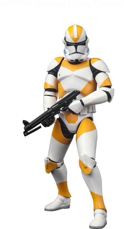 Artfx Utapau Clone Trooper - Cartoon Clipart - Large Size Png Image ...