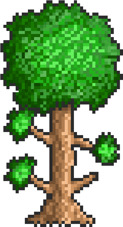 Terraria Tree - Terraria Tree Logo Png Clipart - Large Size Png Image ...