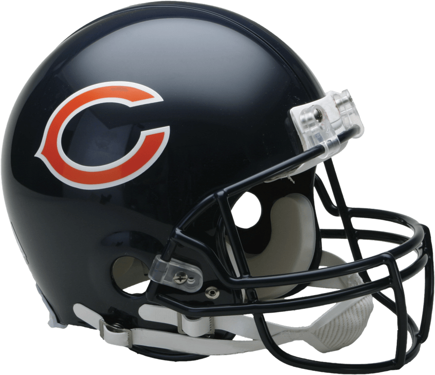 Chicago Bears Helmet Clipart - Large Size Png Image - PikPng