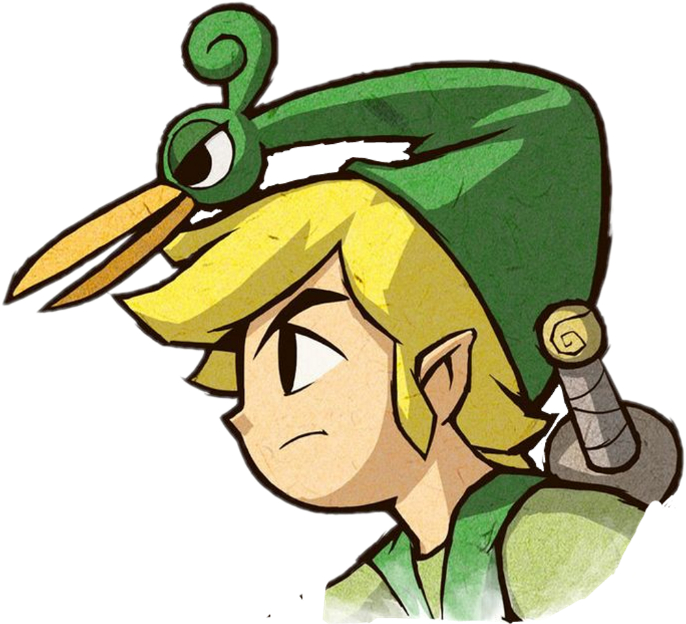 Toonlink Sticker - Link In Minish Cap Clipart - Large Size Png Image ...