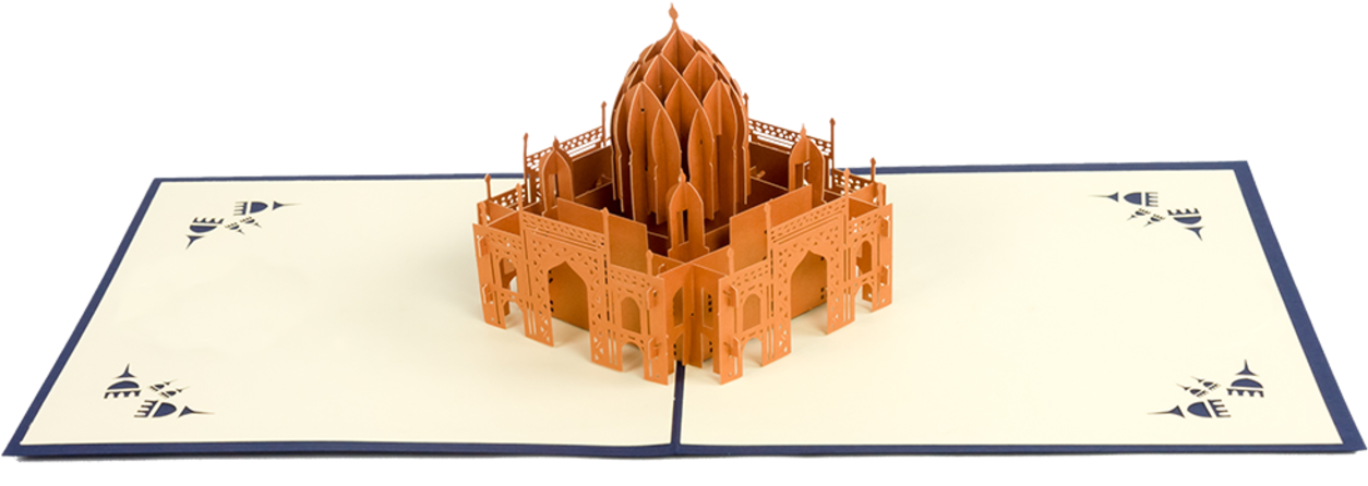 Taj Mahal Paper Pop Cards - Mosque Clipart - Large Size Png Image - PikPng