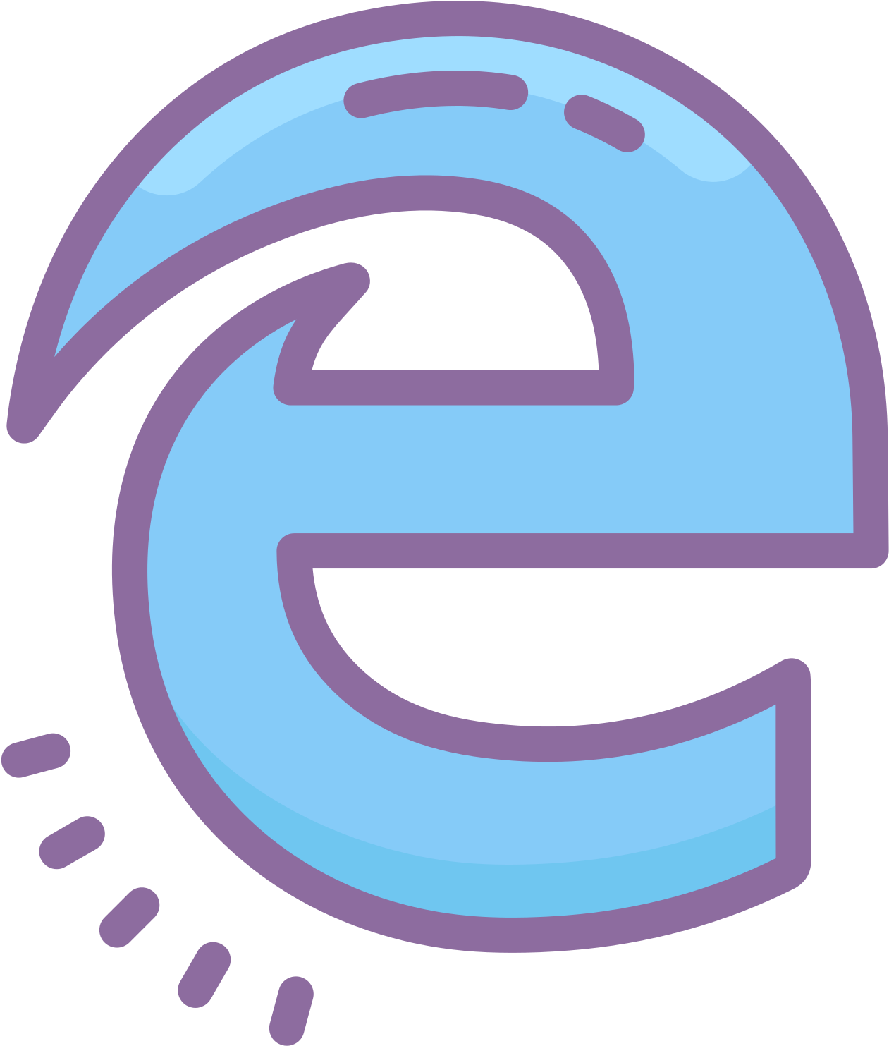 E Icon Png Microsoft Edge Logo Vector Clipart 748482 Pikpng Images