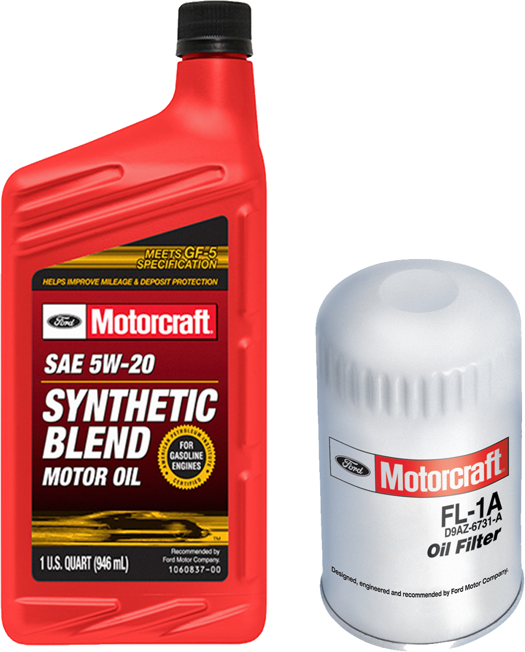 Oil Change Png - Motorcraft 5w20 Synthetic Blend Clipart - Large Size ...