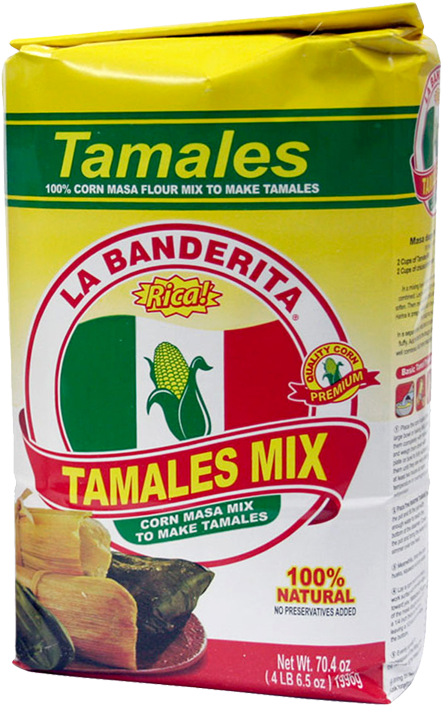La Banderita Tamales Mix - Packaging And Labeling Clipart - Large Size ...