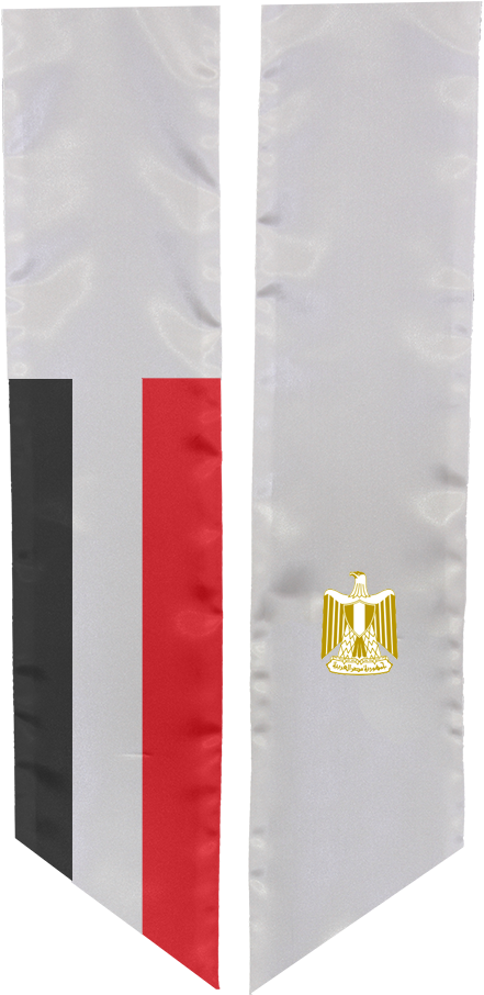 Study Abroad Sash For Egypt - Flag Clipart - Large Size Png Image - PikPng