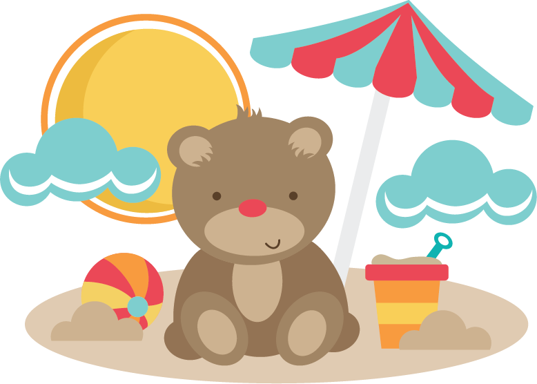 Summer Clipart Bear - Teddy Bear - Png Download - Large Size Png Image ...