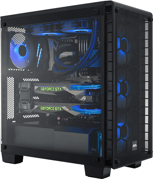 Avant Tower Gaming Pc - Gaming Pc Tower Clipart - Large Size Png Image ...