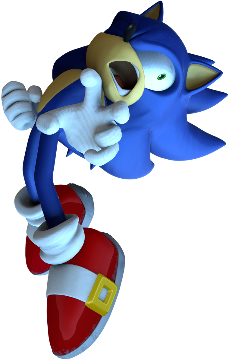 Lixes - Sonic Unleashed Sonic Screaming Clipart - Large Size Png Image ...