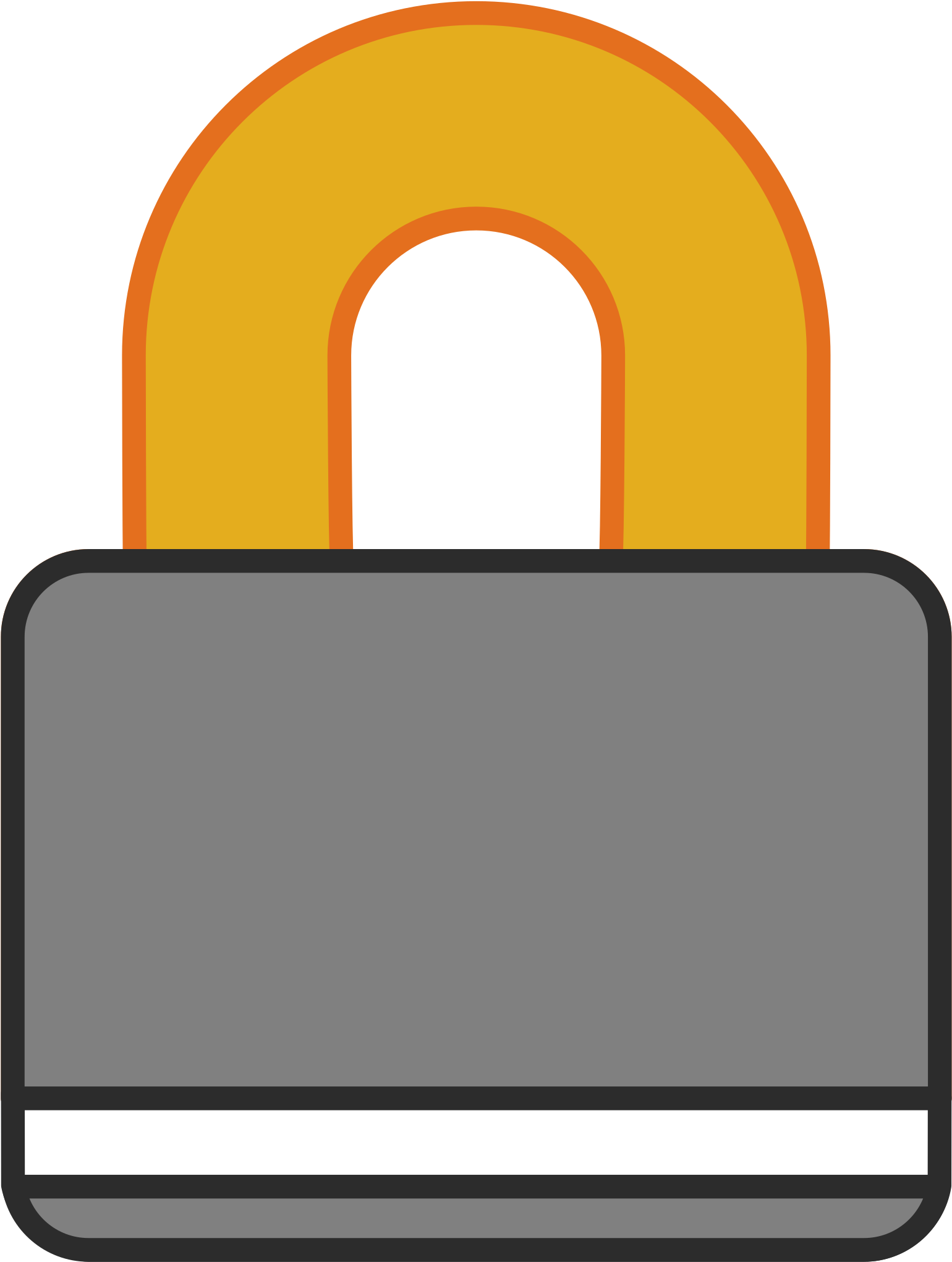 This Free Icons Png Design Of Padlock-color Clipart - Large Size Png ...