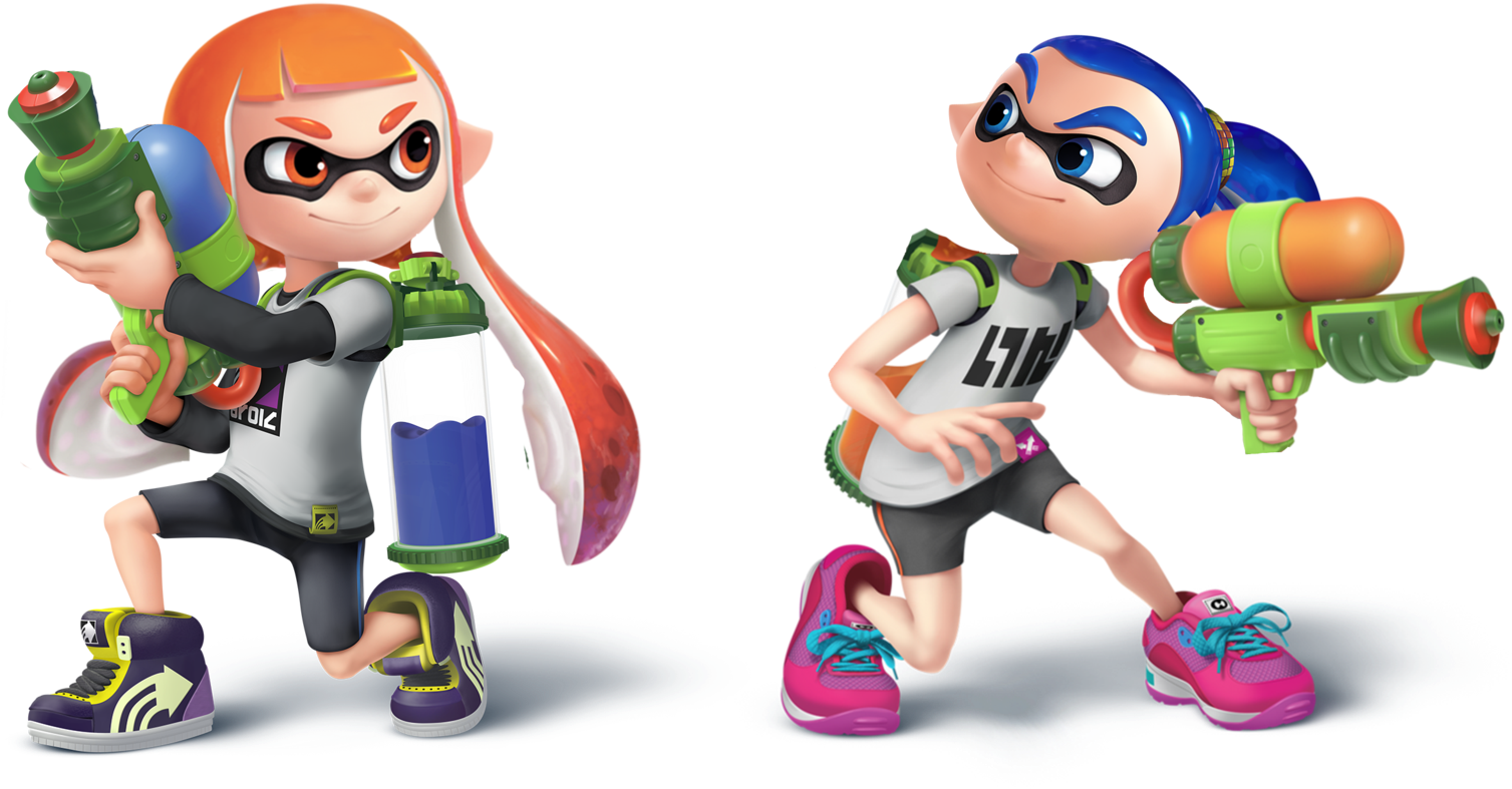 Inkling Girl And Inkling Boy , Png Download Clipart - Large Size Png ...