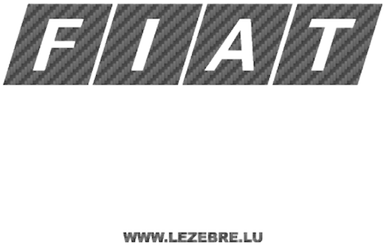 Fiat Logo Sticker Karbon Fiat Logo Ancien Templates - Fiat Clipart ...