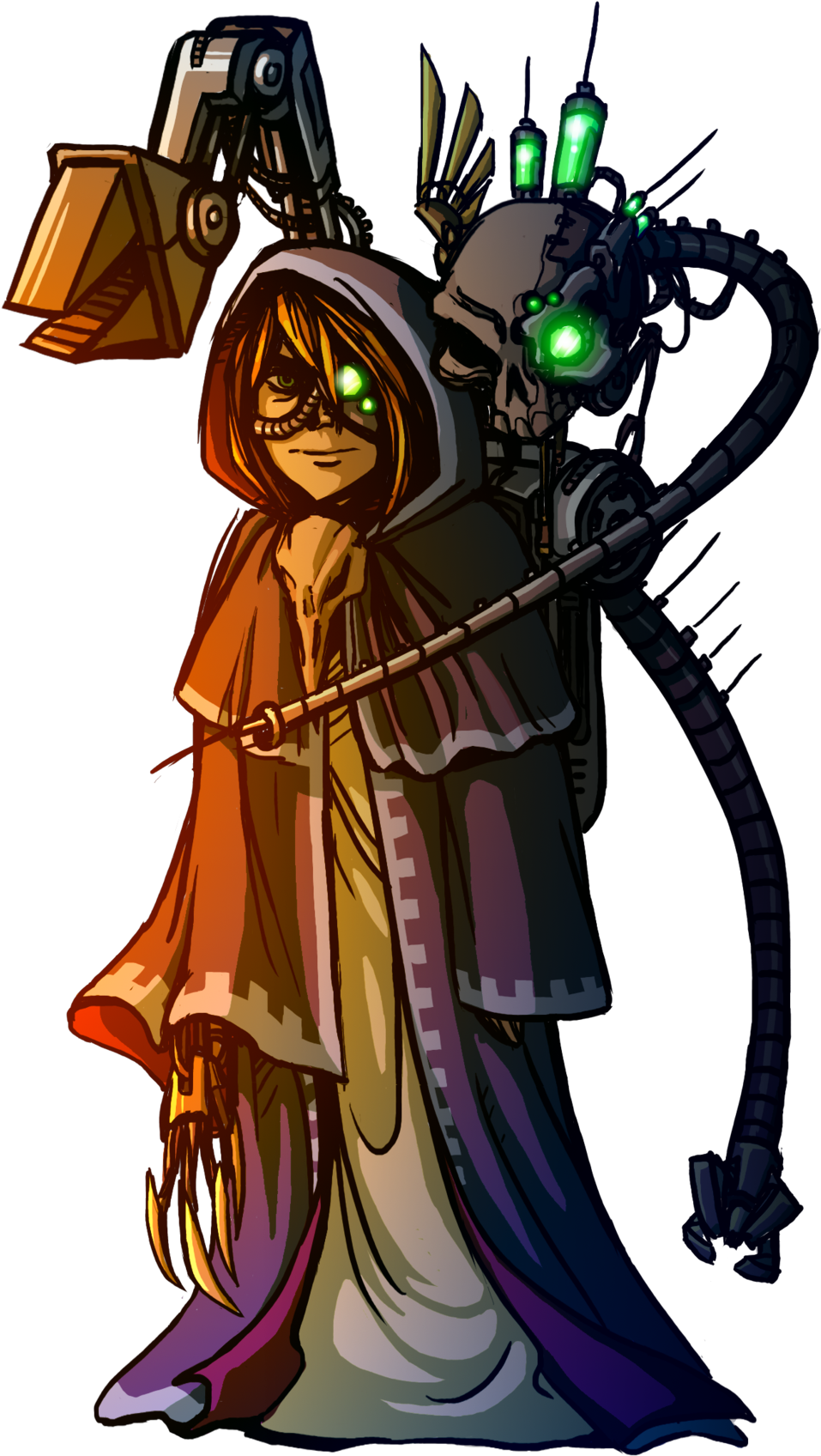 Female Mechanicus Servo-skull Techpriest Tfresistance Clipart - Large ...