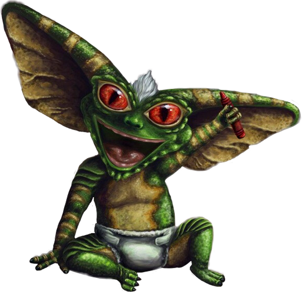 Gremlin Sticker - Gremlin Baby Clipart - Large Size Png Image - PikPng