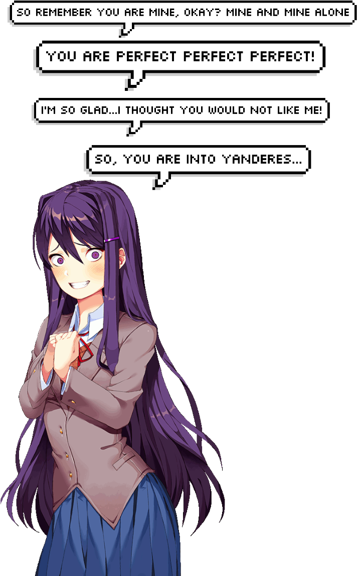 Ddlc Sad Ddlc Yuri , Png Download Clipart - Large Size Png Image - PikPng