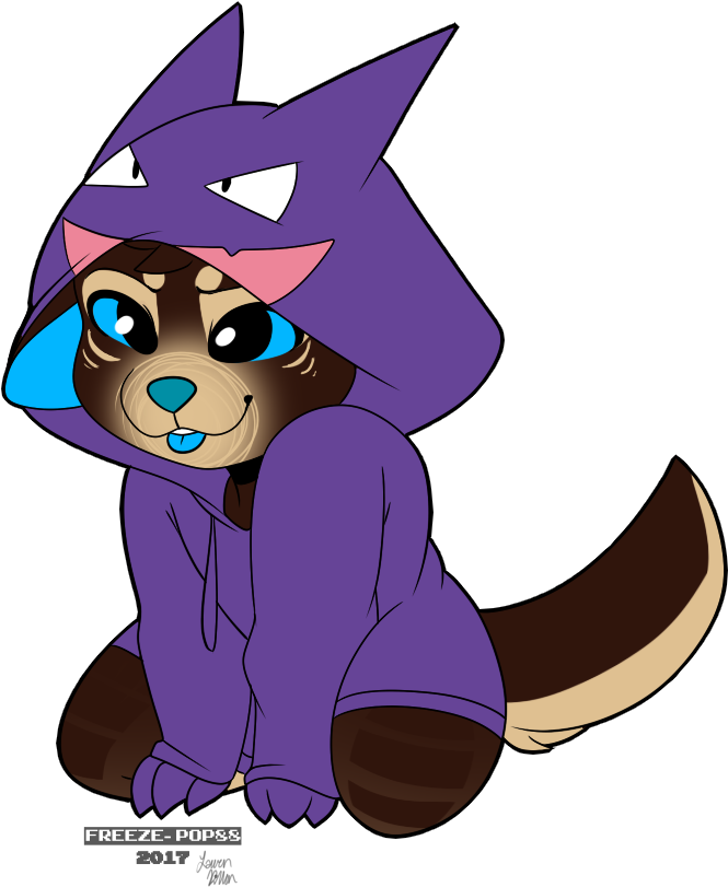 [ych Commission] Apollo Haunter Hoodie - Cartoon Clipart - Large Size ...