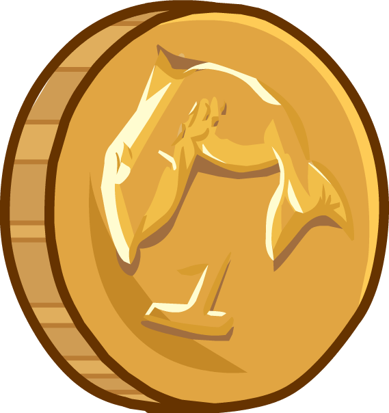 Select Coins - - Club Penguin Coin Png Clipart - Large Size Png Image ...
