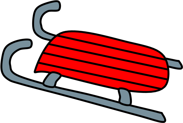 Sled, Red, Png Clipart - Large Size Png Image - PikPng