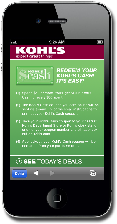 Kohl's - - Kohls Gift Card Clipart - Large Size Png Image - PikPng