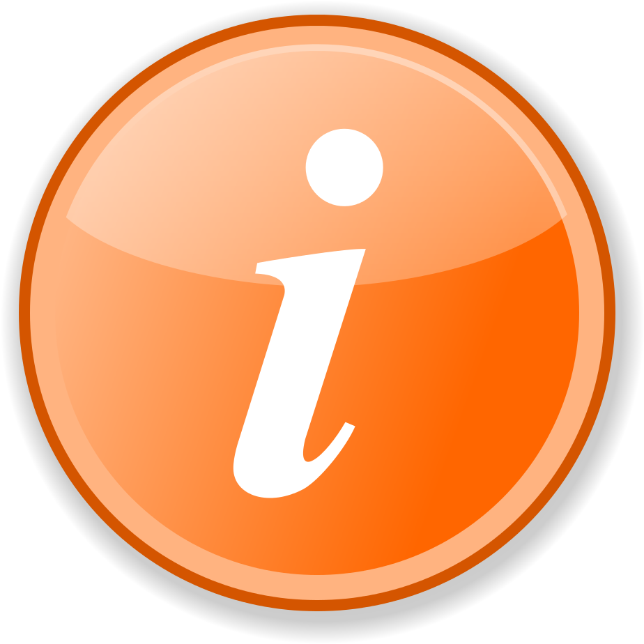 Information Png - Orange Information Icon Png Clipart - Large Size Png ...