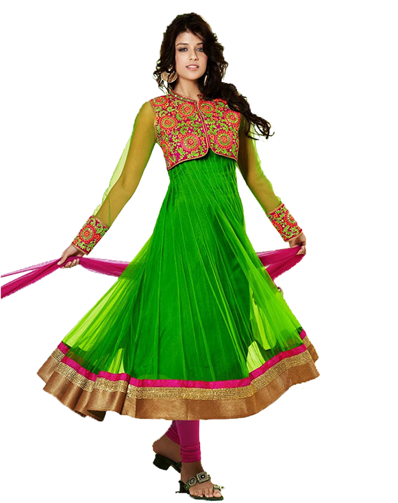 Suit Clipart Salwar Suit - Png Download - Large Size Png Image - PikPng