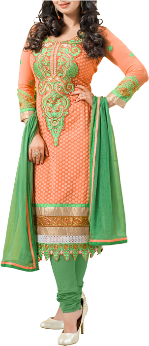 Download Stella Creation Georgette Salwar Suit - Ladies Suit Neck ...