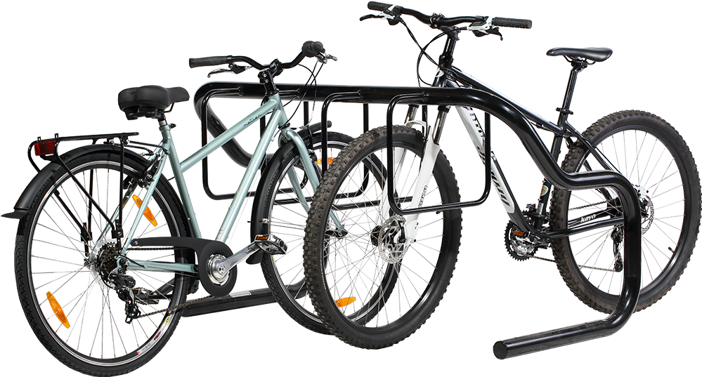 Bicycle Clipart Bike Rack - Hybrid Bicycle - Png Download - Large Size ...