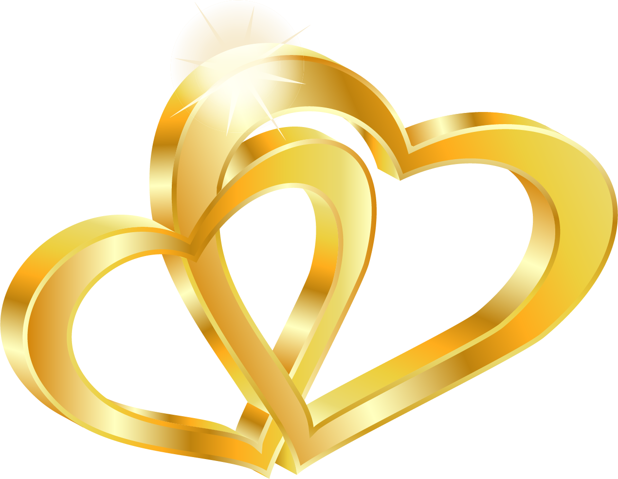 Free Double Heart Wedding Png - Happy Wedding Anniversary Background ...
