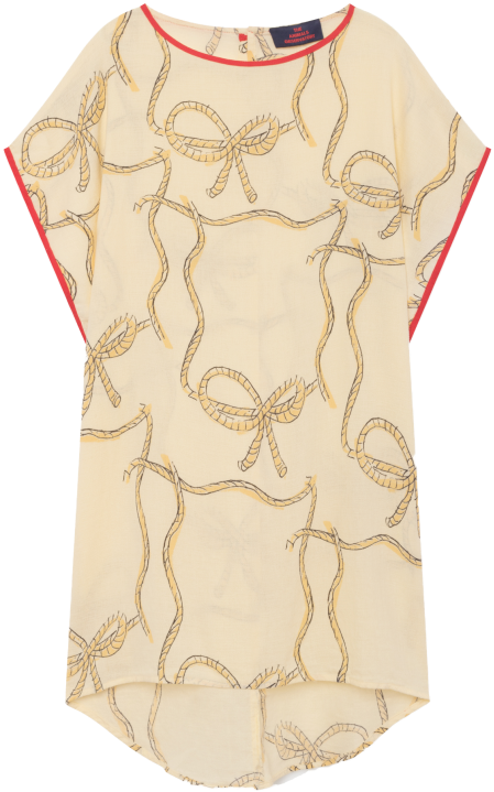 The Animals Observatory Hummingbird Kids Dress Ropes - Pattern Clipart ...