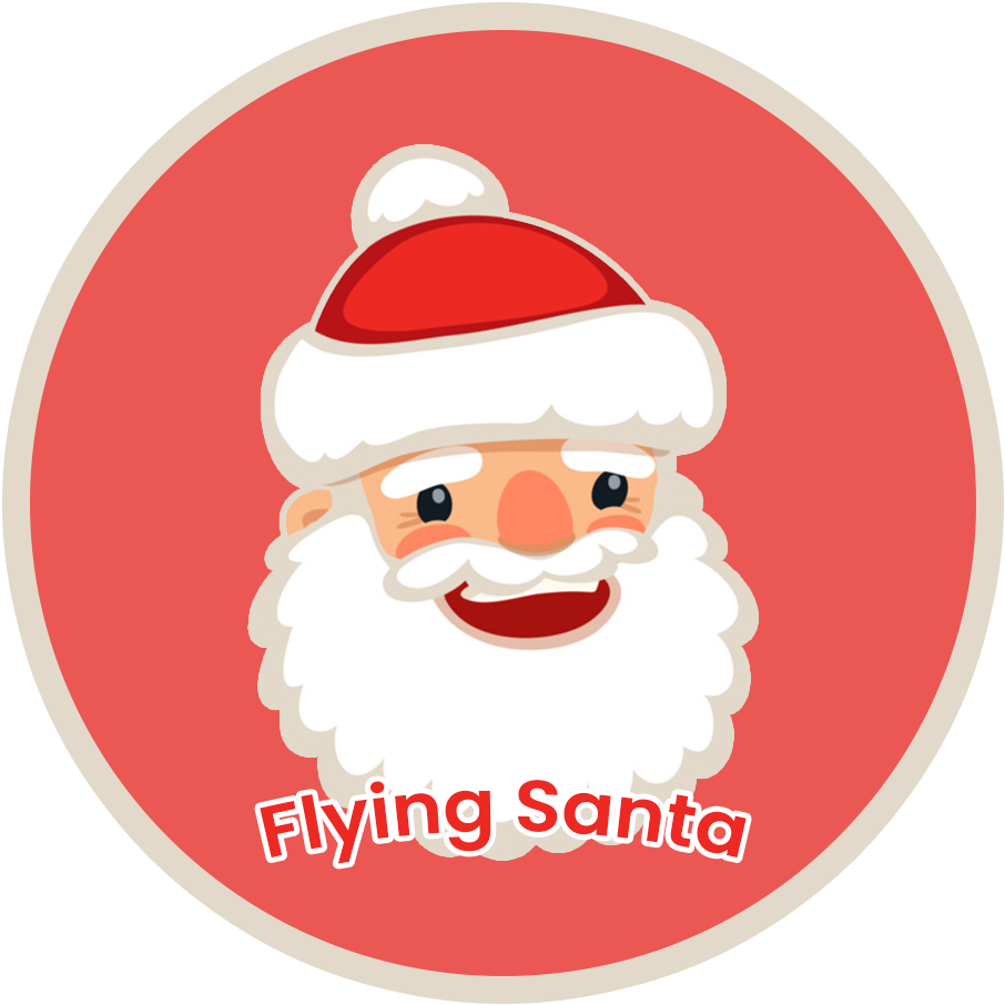 Flying Santa Flying Santa Flies All Your Favorite Christmas - Santa ...