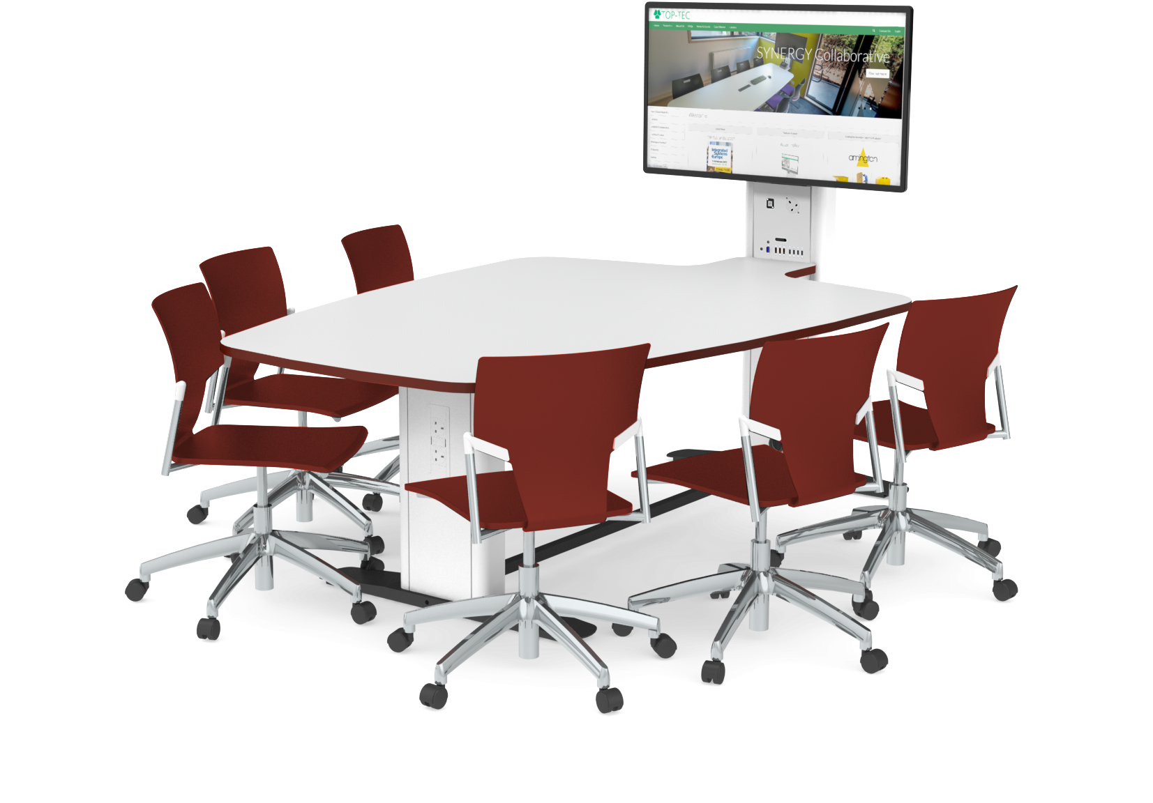 Synergy Blade Collaborative Table - Collaboration Tables Uk Clipart ...