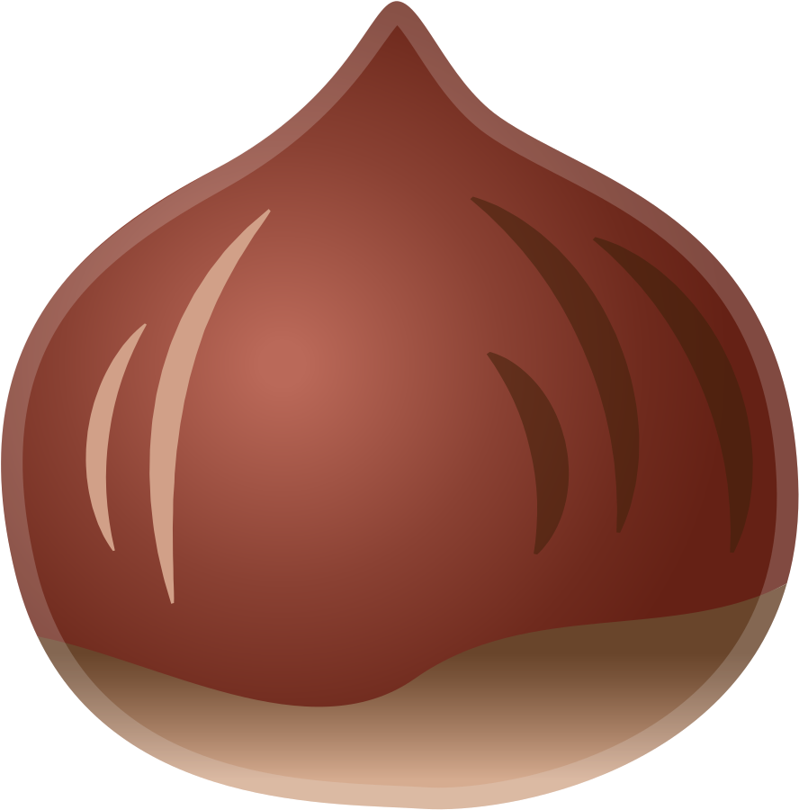 Chestnut Icon Clipart - Large Size Png Image - PikPng