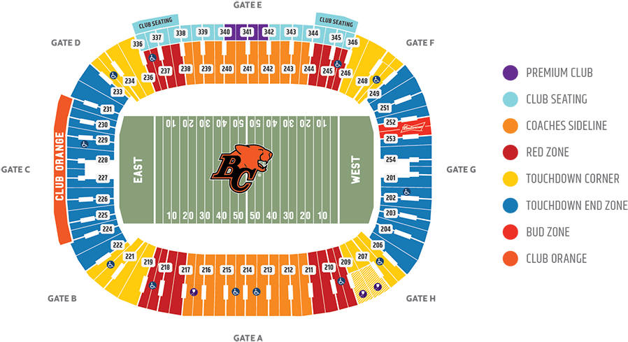 Seating Chart - Bc Place Map Clipart - Large Size Png Image - PikPng