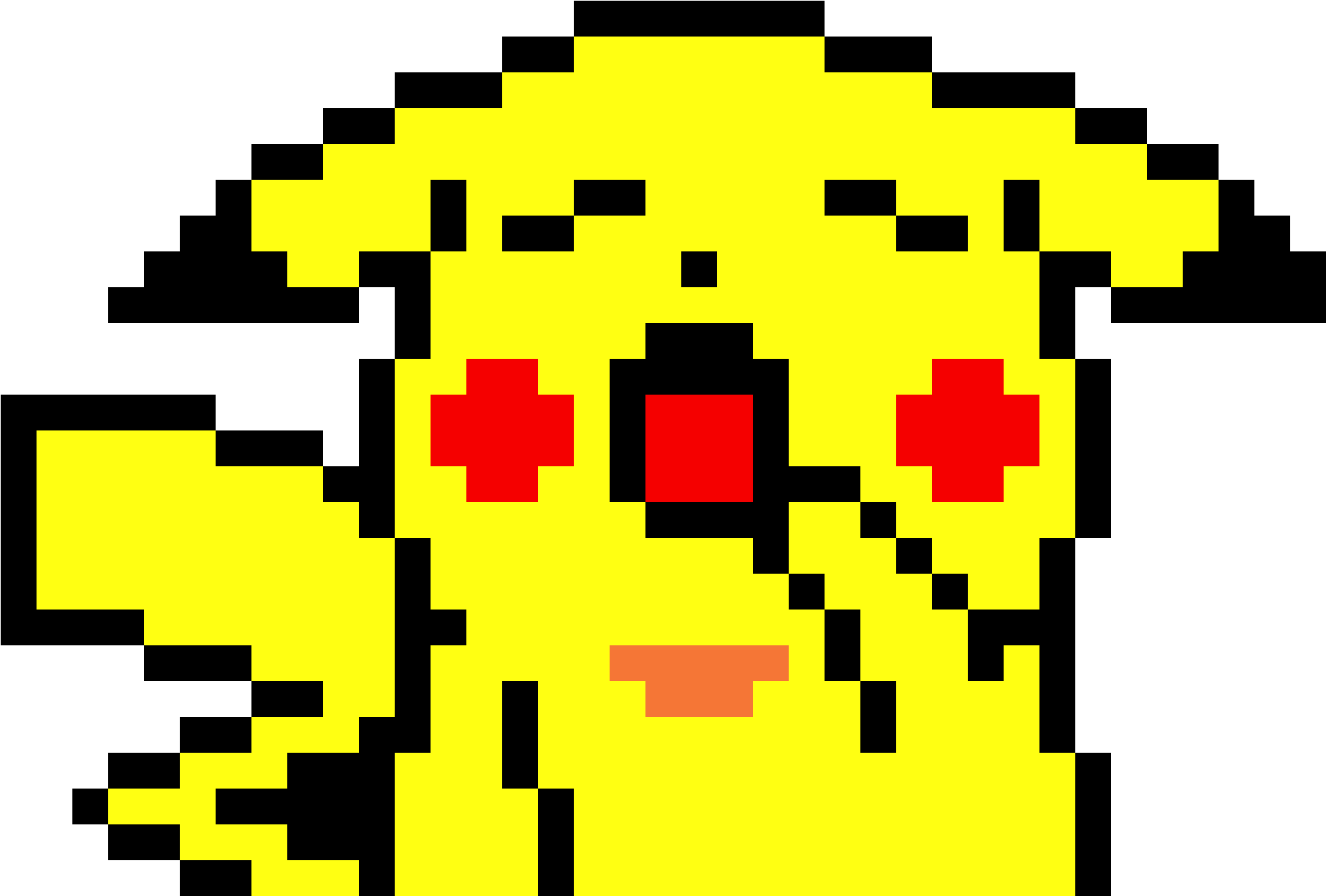 Cara De Pikachu En Minecraft Clipart Png Download Pikachu Pixel Art