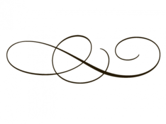 Ornamental Clipart Squiggle - Decorative Black Lines Png Transparent ...