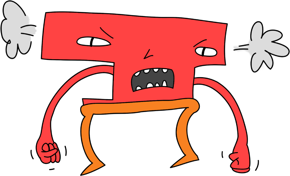 Anger - Cartoon Clipart - Large Size Png Image - PikPng