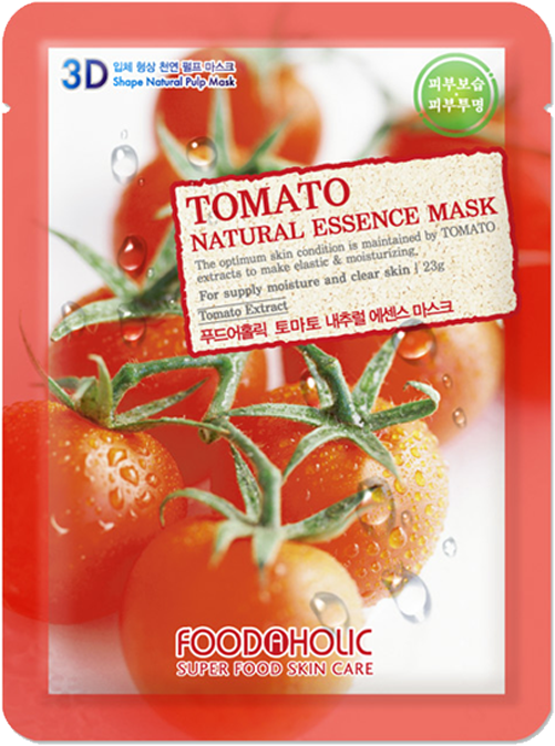 Tomato Mask - Foodaholic Natural Essence Mask Tomato Clipart - Large ...