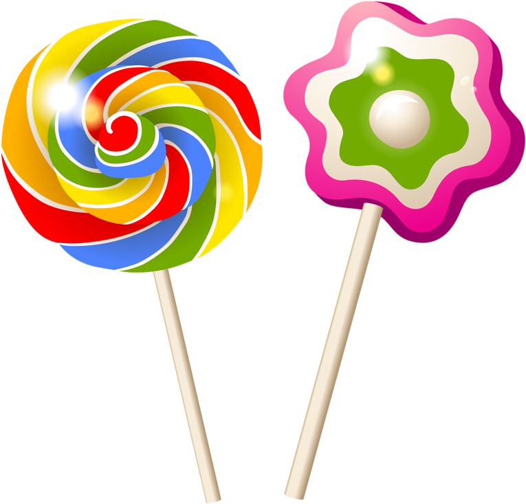 Lollipop Clipart Sweet Food - Candy Sweet Food Clipart - Png Download ...
