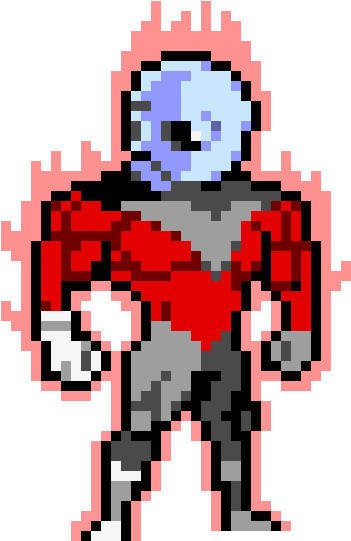 Jiren - Goku Y Jiren Pixel Art Clipart - Large Size Png Image - PikPng