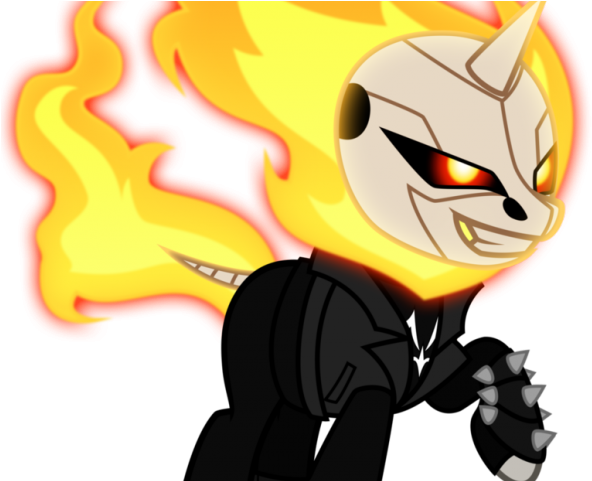 Ghost Rider Clipart Tribal - Ghost Rider Pony - Png Download - Large ...