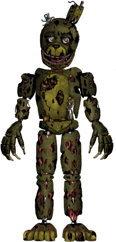 Editthe - Fnaf The Twisted Ones Springtrap Clipart - Large Size Png ...