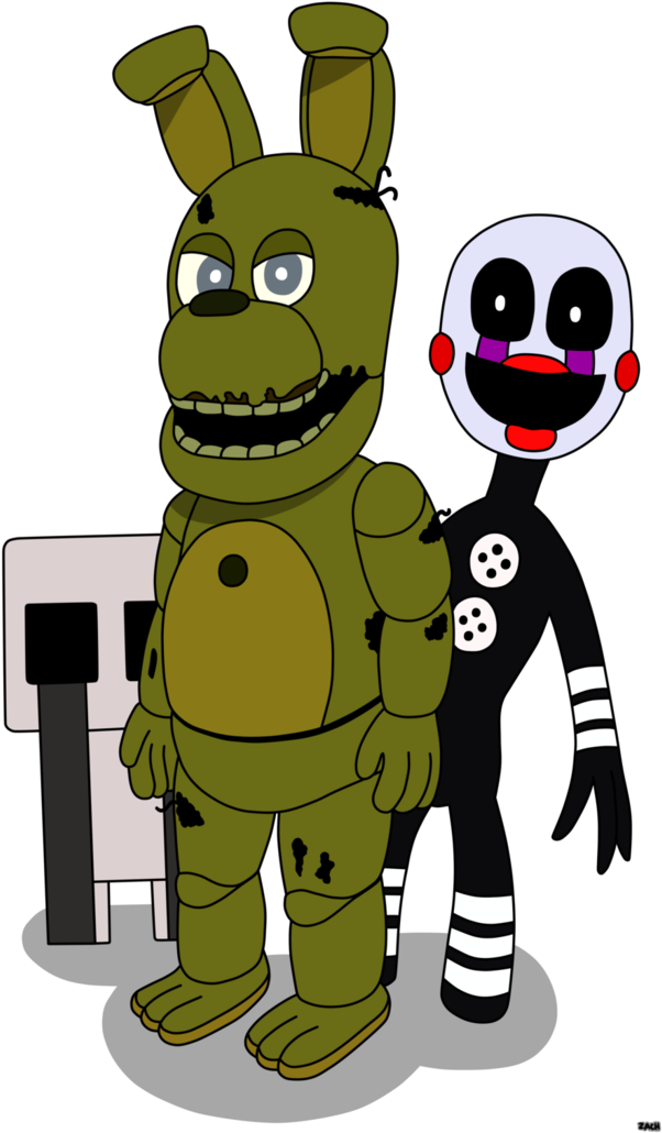 Fnaf World Springtrap Crying - Cartoon Clipart - Large Size Png Image ...