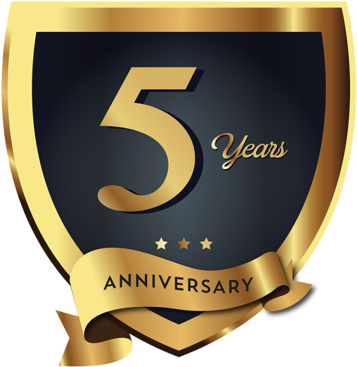 Download 5 Year Anniversary Png Clipart Png Download - PikPng