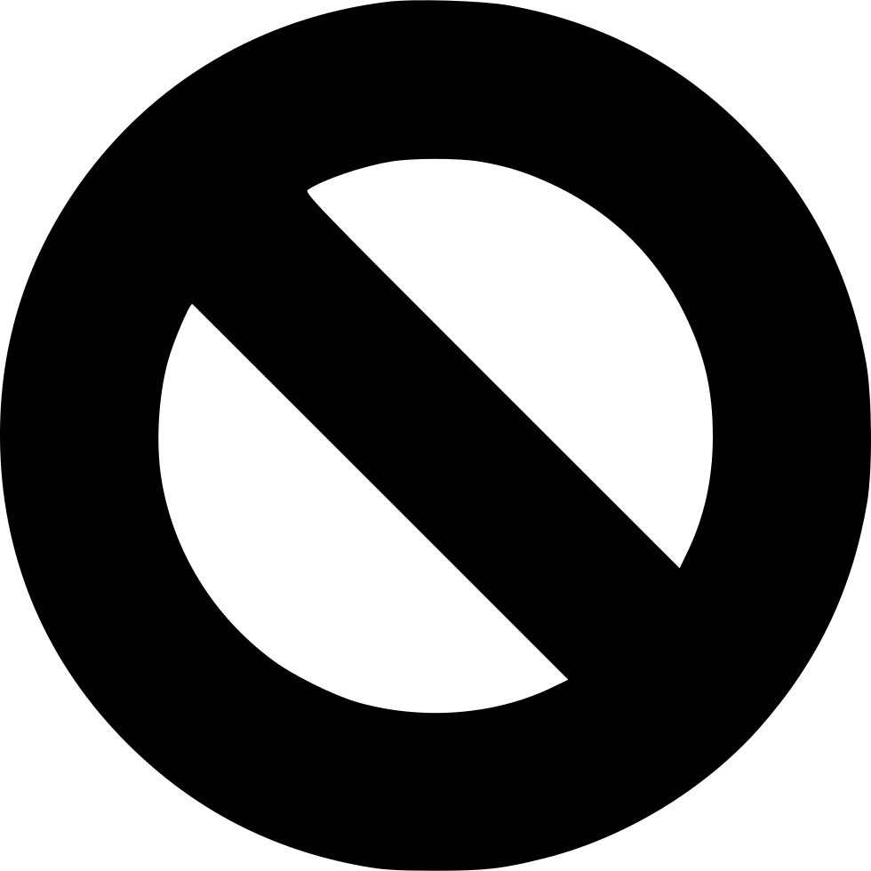 Png File Svg - Restricted Icon Clipart - Large Size Png Image - PikPng