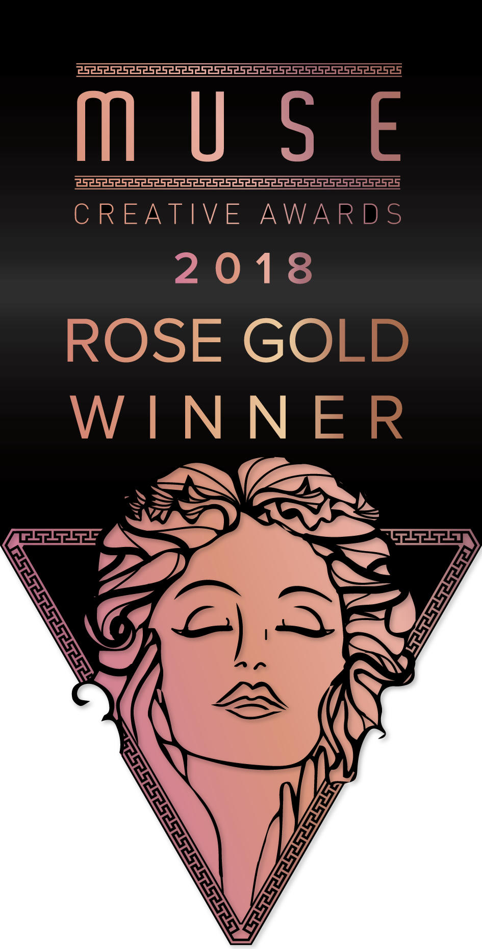 Pdf - Rose Gold Muse Award Clipart - Large Size Png Image - PikPng