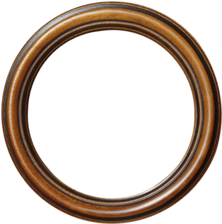 Round Wooden Frame - Circle Clipart - Large Size Png Image - PikPng
