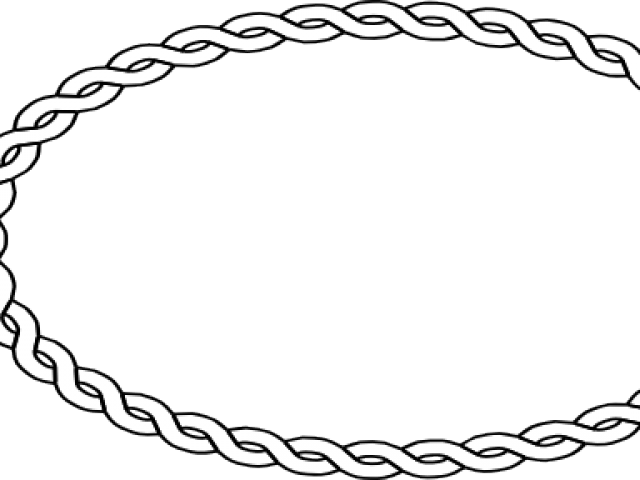 Oval Rope Border Png Clipart - Large Size Png Image - PikPng